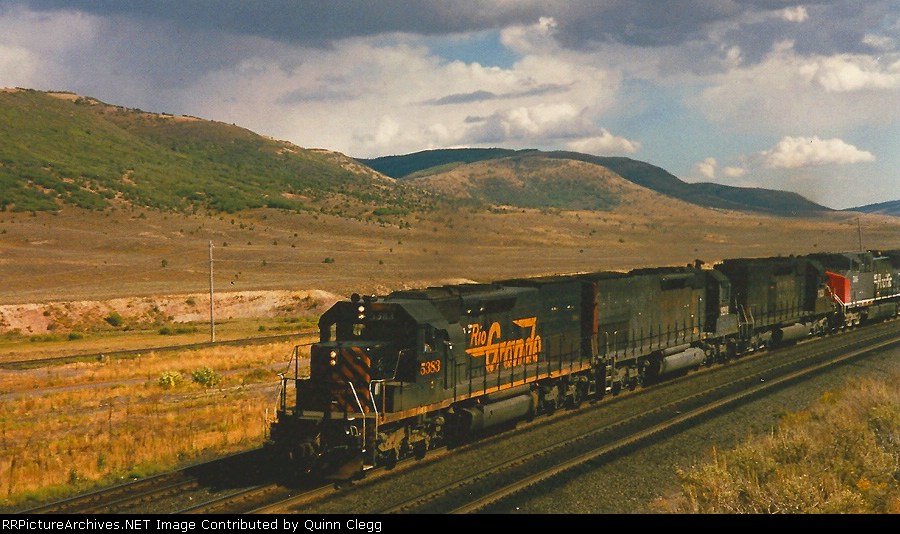 Southern Pacific's DVROM at Soldier Summit,Utah September 7,1996.